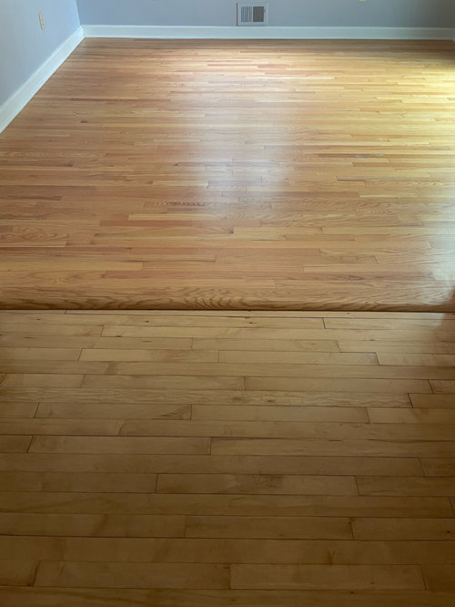 Restaining maple floors?