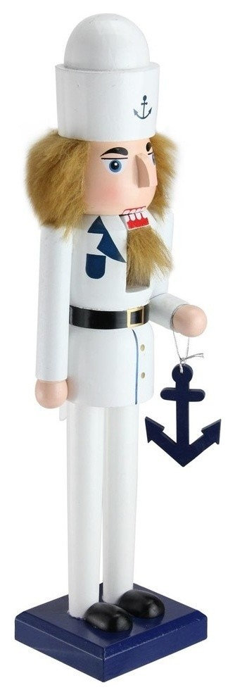15" U.S. Navy Sailor With Anchor Wooden Christmas Nutcracker ...
