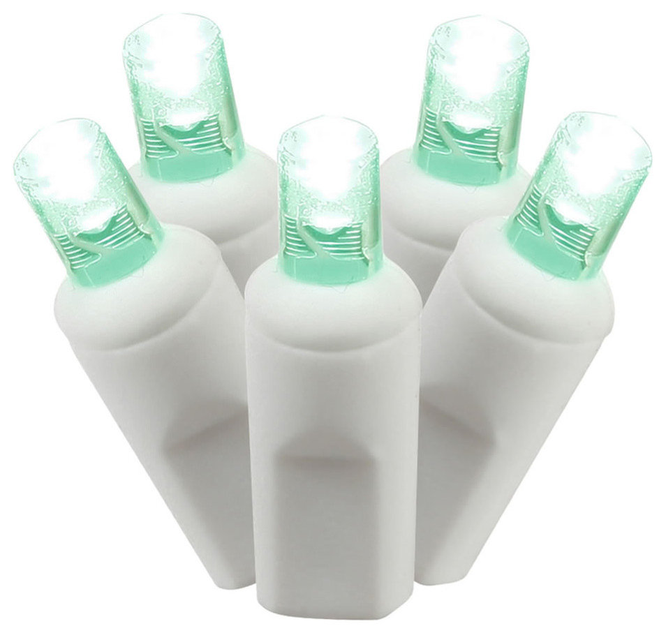 Green Commercial Grade LED Wide Angle Mini Lights 6" Spacing ...