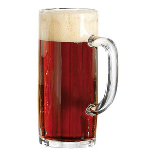 Vega Glass Beer Mug Toni, Set of 6, 0.33L - Contemporary - Beer Glasses ...
