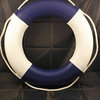 30" Blue and White Life Ring - Beach Style - Wall Accents - by Brass ...