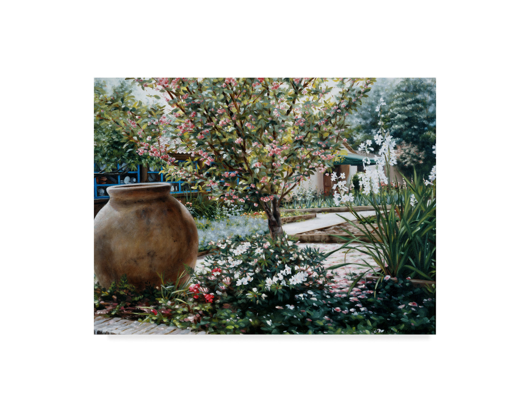 Robin Anderson 'The Cottage' Canvas Art, 47"x35" - Contemporary ...