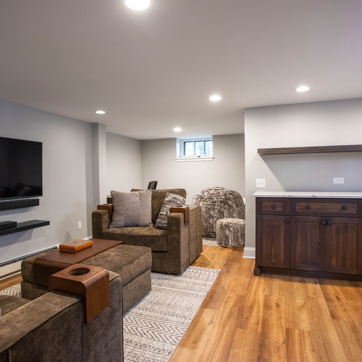 75 Shiplap Wall Basement Ideas You'll Love - October, 2025 | Houzz