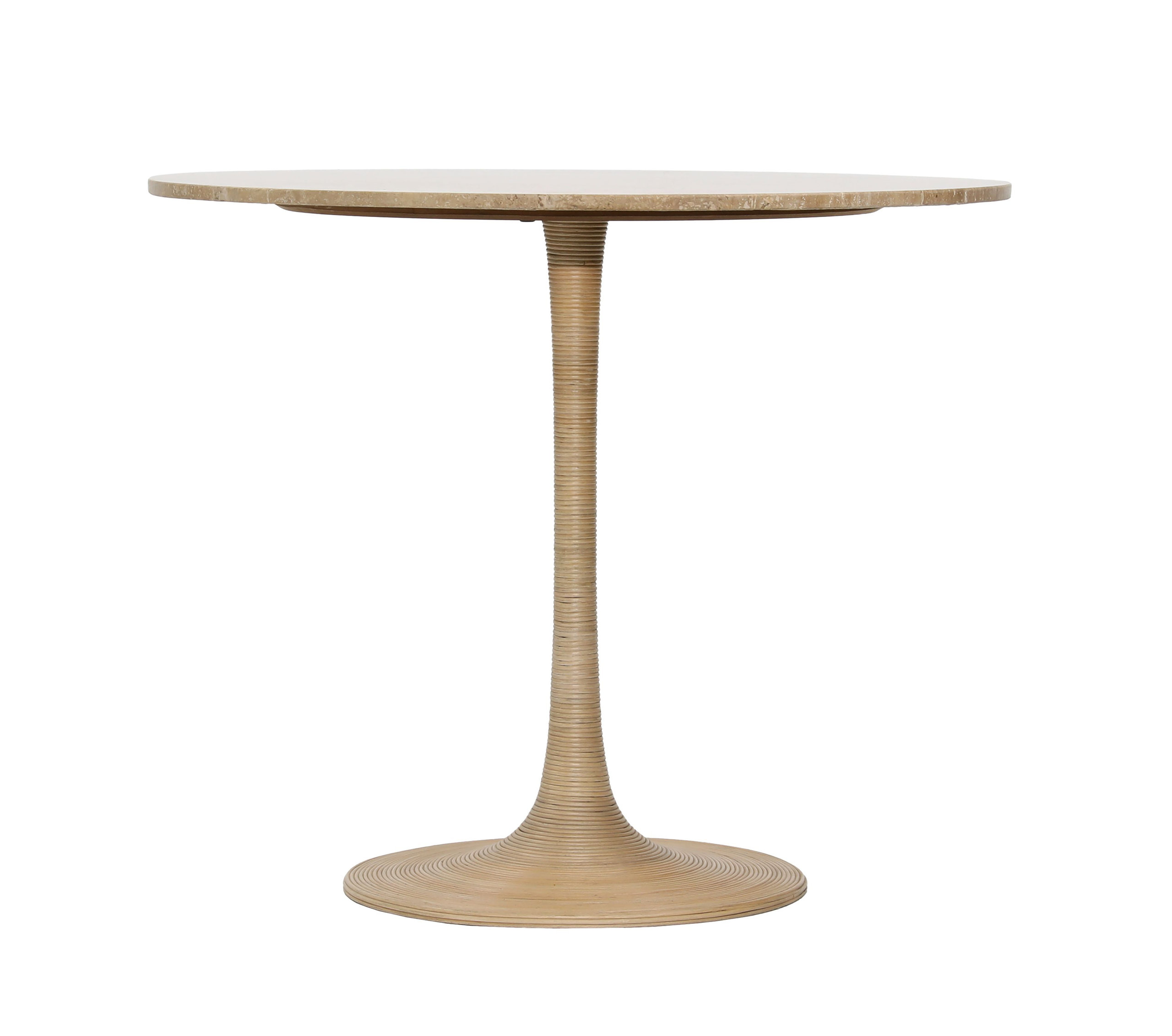 Maple Stone Bistro Table, Natural - Tropical - Indoor Pub And Bistro ...