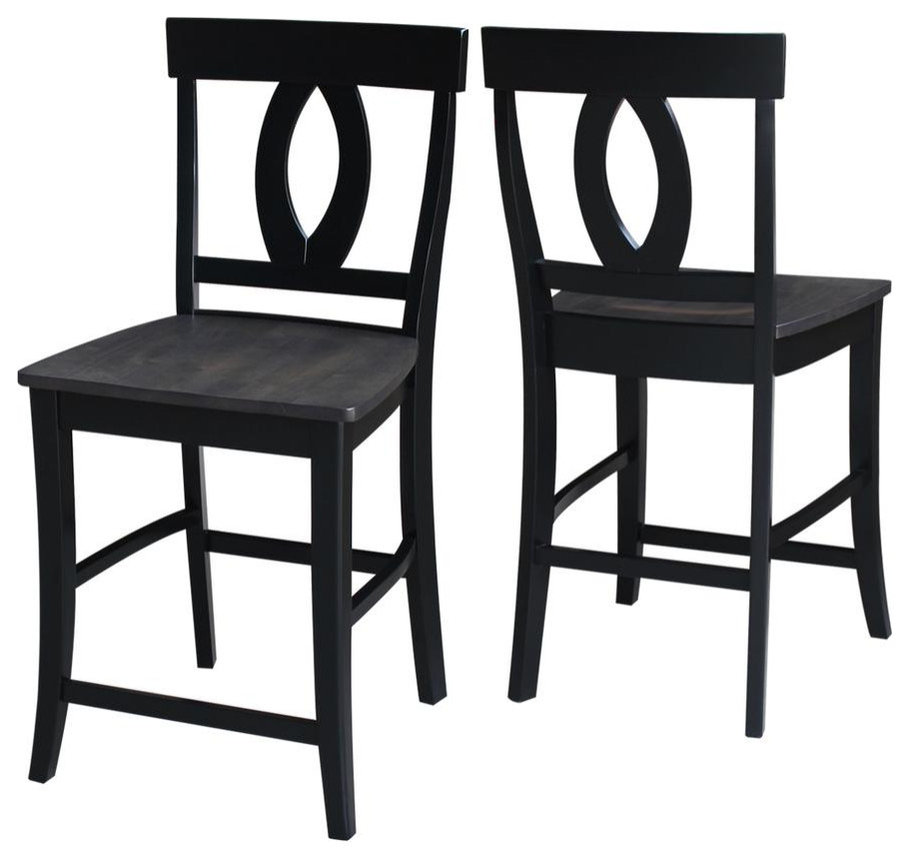 Cosmo Counter height Stool, Coal - Transitional - Bar Stools And ...