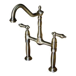 Victorian Two Handle Vessel Sink Faucet - Traditional - Bathroom Sink ...