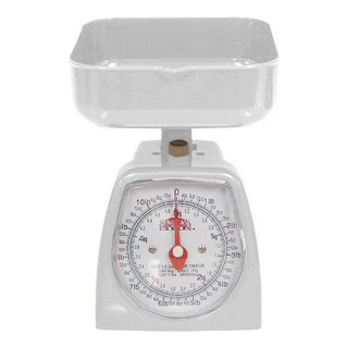White Kitchen Countertop Scale, 11 Pound Capacity Postal - Transitional ...