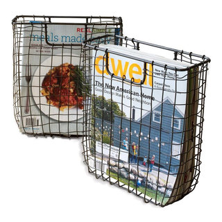 Cabo Magazine Tote - Industrial - Magazine Racks - by DESIGN IDEAS | Houzz