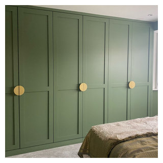 Solid Brass Gold Wardrobe Handles - Half Moon - Contemporary - Bedroom ...