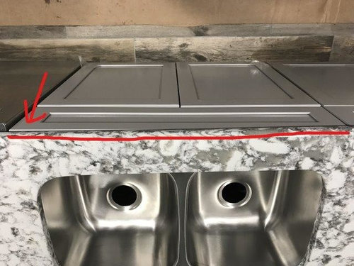 Kitchen Counter Top Overhang