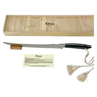 Coltelleria Saladini Sabrage Saber with Buffalo Horn Handle, 11-Inch ...