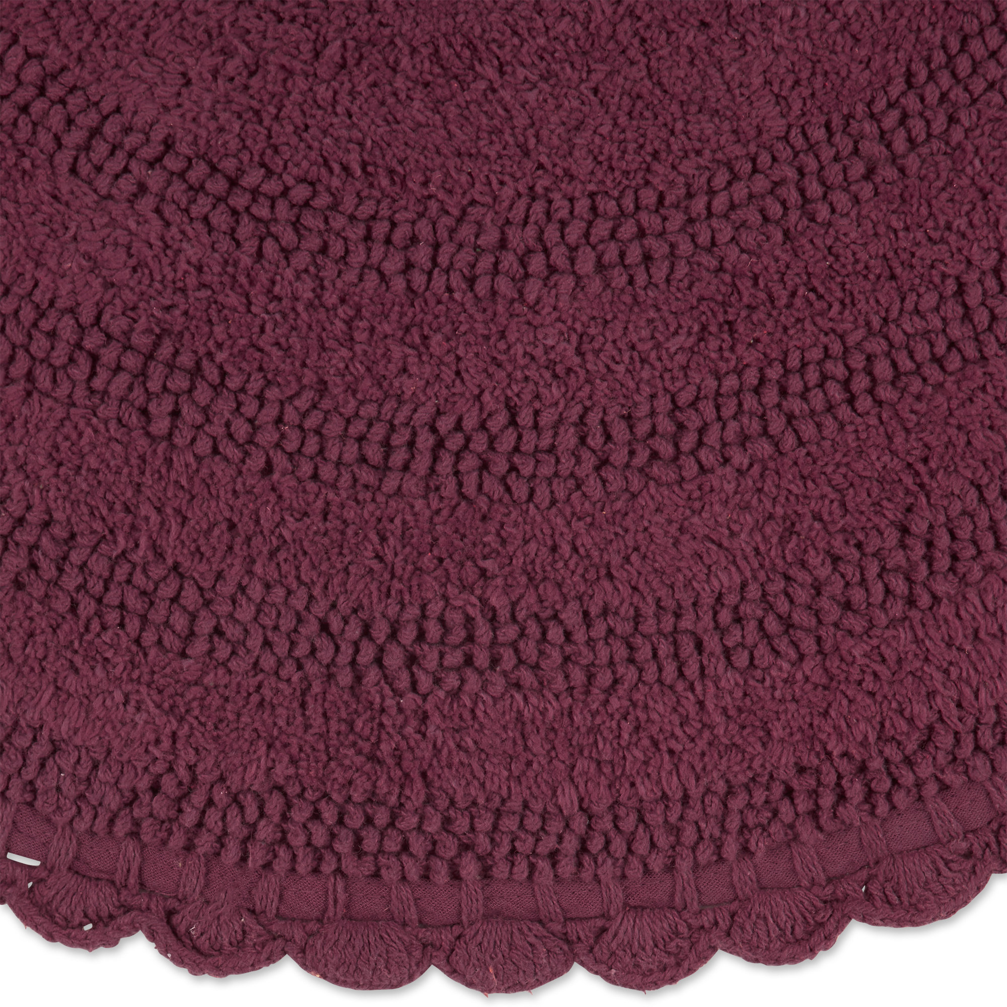 Wine Round Crochet Bath Mat - Contemporary - Bath Mats - by Design ...