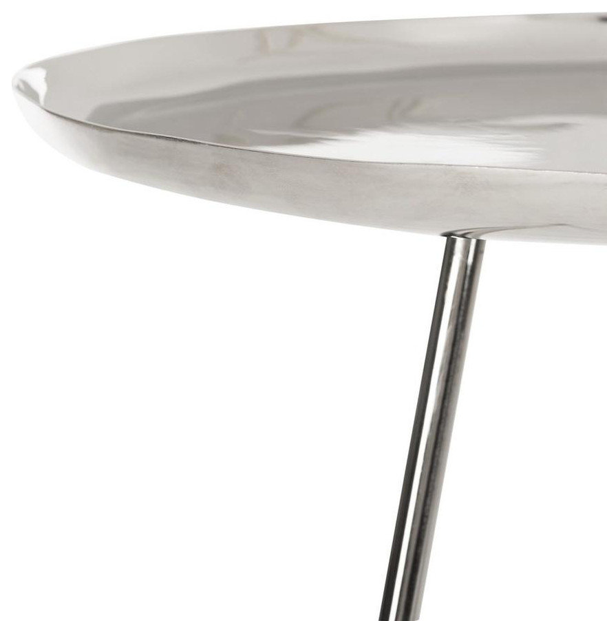 Calix tri leg contemporary glam side table, FOX4527A - Contemporary ...