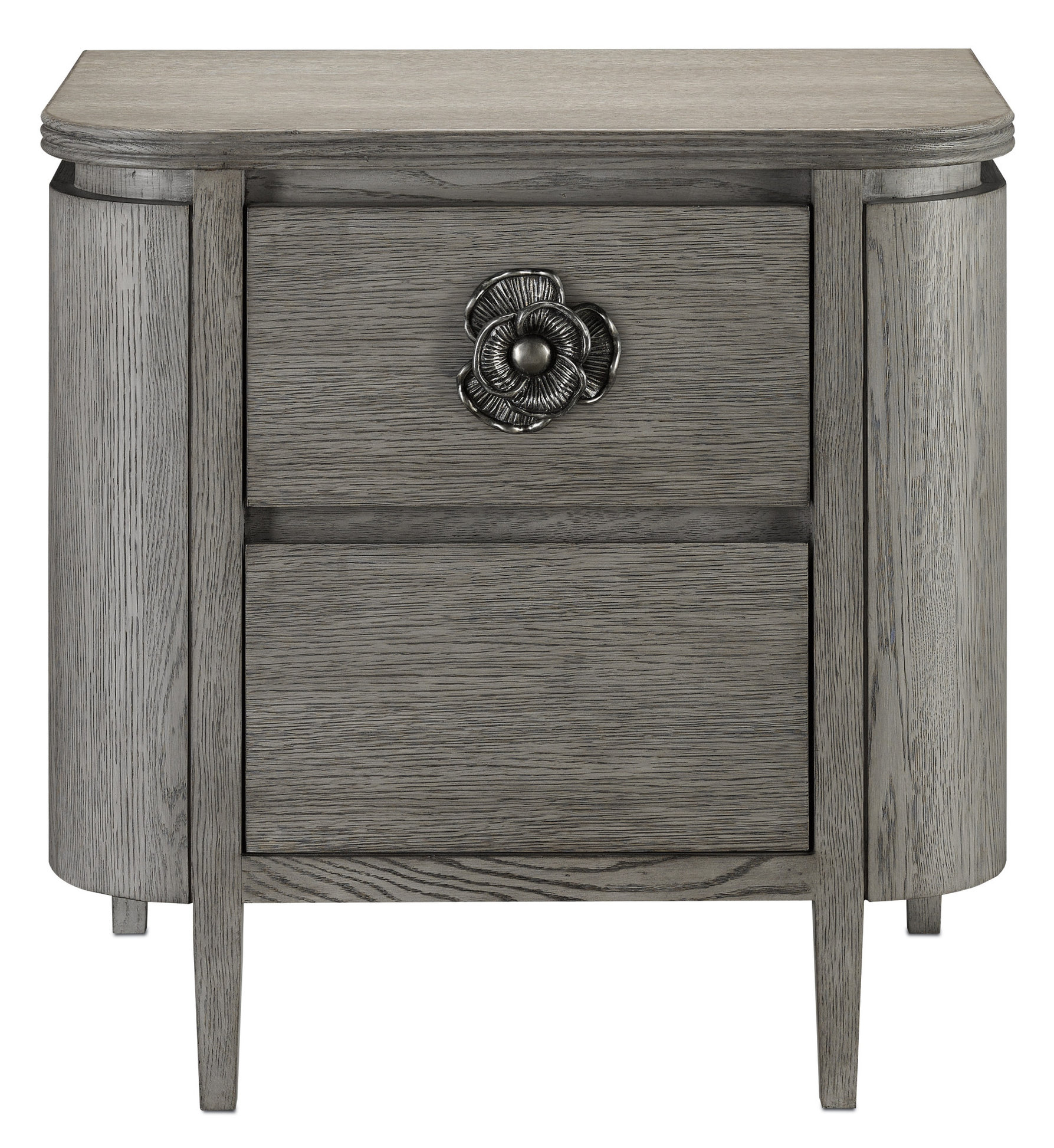 Briallen Gray Nightstand - Farmhouse - Nightstands And Bedside Tables ...