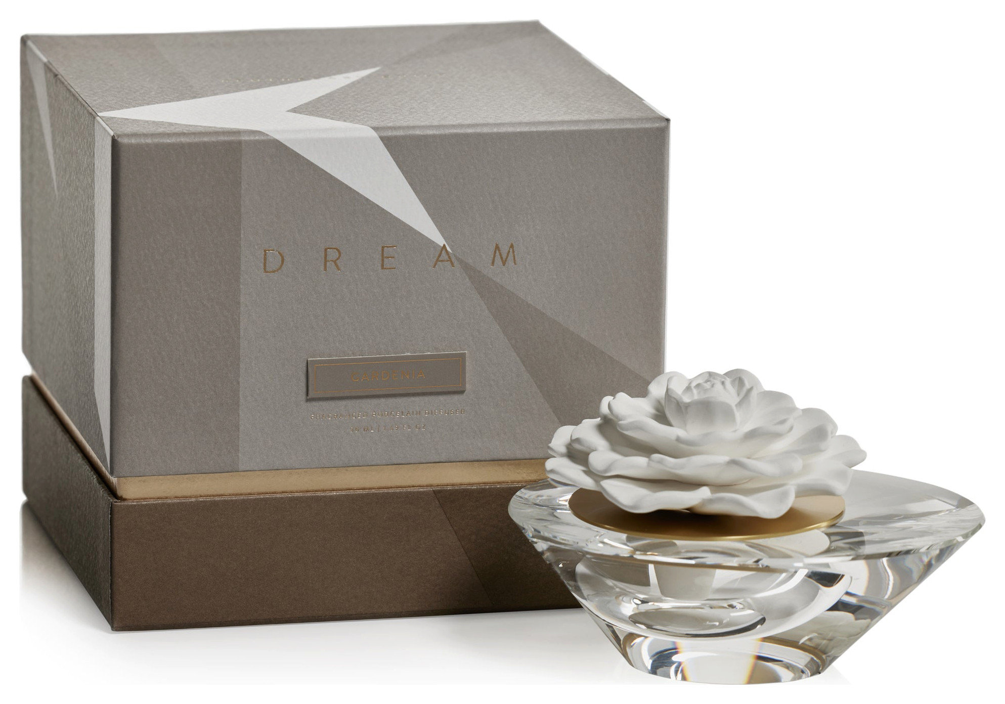 Dream Mini- Crystal Edition Porcelain Diffuser, Gardenia - Home ...