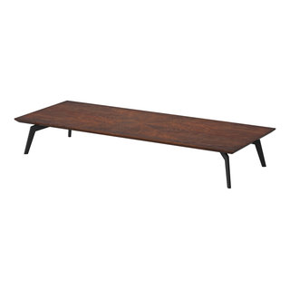 Coffe Table TURIN BLACK STAIN, 47x23x11 / WALNUT STAIN - Transitional ...