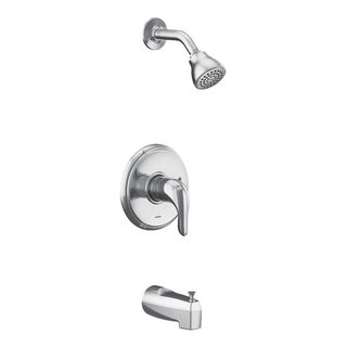 Moen Chateau M-Core 2-Series Tub/Shower Faucet, 1.75 GPM, 1-Function ...