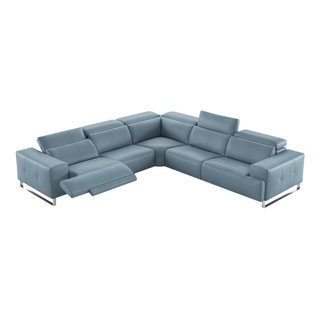 Positano Sectional, Blue - Contemporary - Sectional Sofas - by First of ...