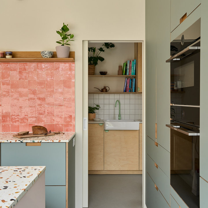 75 Beautiful Kitchen with Terrazzo Benchtops Ideas & Designs - October ...