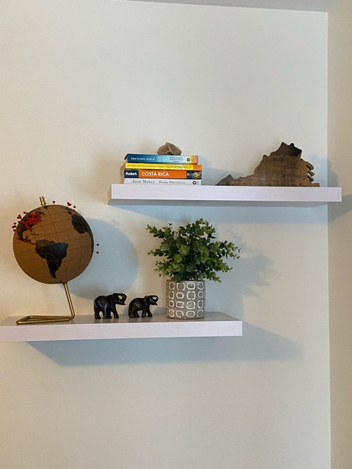 Floating Shelves Too High?