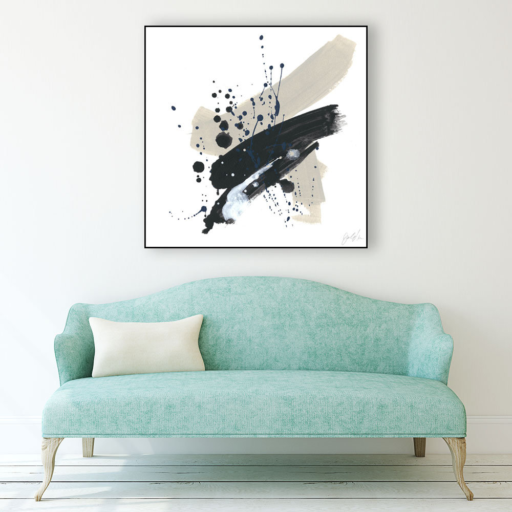 "Kanji II" CF Print, 20"x20", 30"x30" - Contemporary - Prints And Posters - by Giant Art | Houzz
