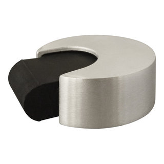 Round Shape Door Stop, Floor Mount, Polished Stainless Steel ...
