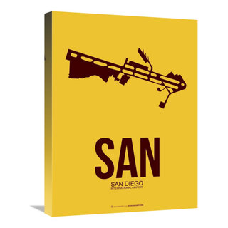 San San Diego Poster 1 Fine Art Print 18 X 24 Modern Prints
