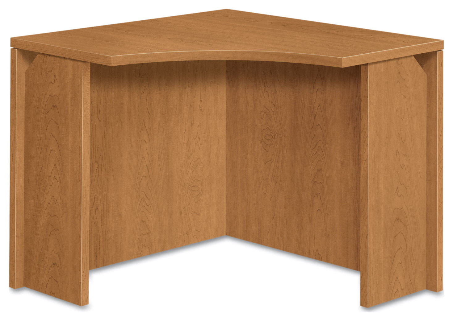 HON 10500 Series Curved Corner Workstation, 36" x 36" x 29.5", Harvest ...