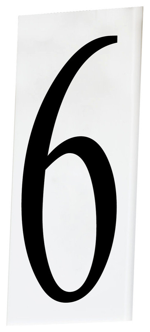 Maxim 53616 5" Tall House Number 6 - Contemporary - House Numbers - by ...