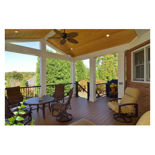Portico & Screen Porch - Classique - Atlanta - par Weidmann Remodeling ...