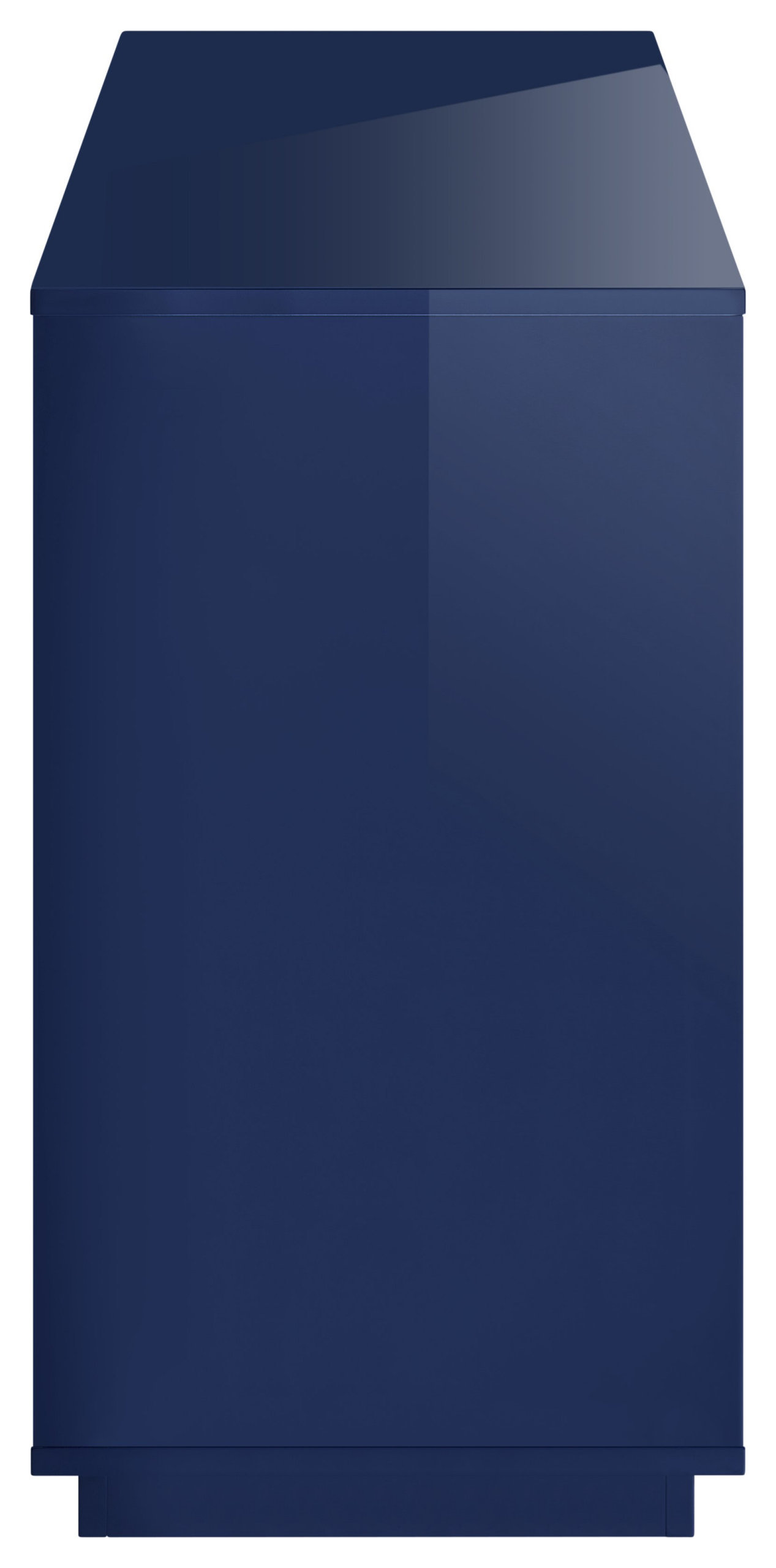 Tresero Sideboard, High Gloss Deep Blue - Contemporary - Buffets And ...