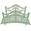 Rustic Green Finish Iron Garden Bridge 18"x40" - French Country ...