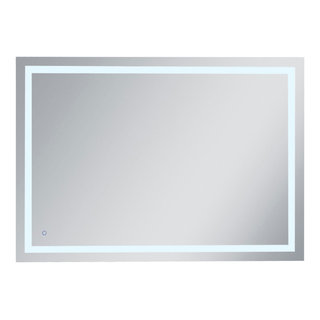 Helios 42Inx60In Hardwired Led Mirror With Touch Sensor - Transitional ...