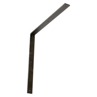 2"x20"x20" Hamilton Steel Bracket, Hammered Black, 2Wx24"Dx24"H ...