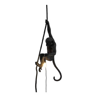 Monkey Hanging Lamp - Eclectic - Pendant Lighting - by AFB Decor | Houzz