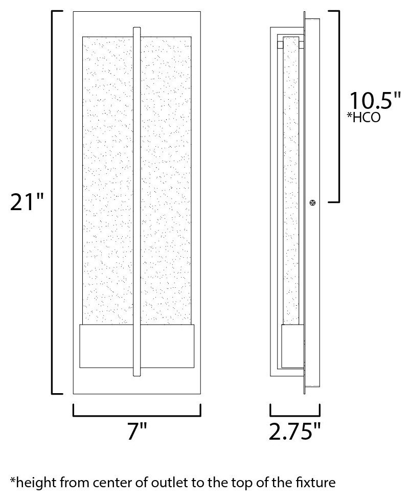 Cascade LED Outdoor Wall Sconce - Transitional - Outdoor Wall Lights ...