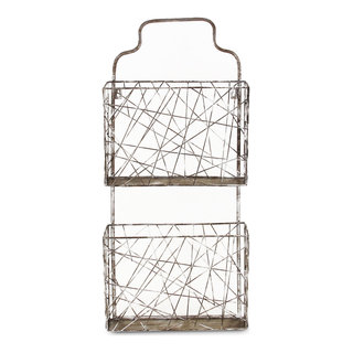 Wall Hanging Metal Organizer - Industrial - Wall Organizers - by ...