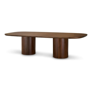 Column Leg Dining Table, Eichholtz Glenmont - Transitional - Dining ...