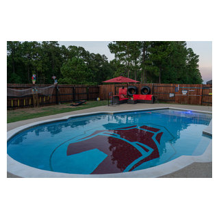 Ironman Pool | Graham Family - Arts & Crafts - Swimming Pool & Hot Tub ...