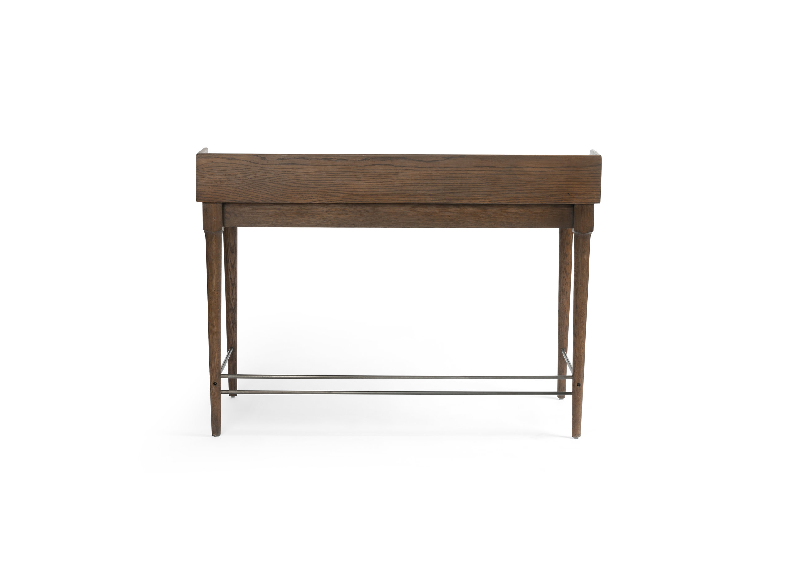Moreau Writing Desk-Dark Toasted Oak - Midcentury - Desks And Hutches ...