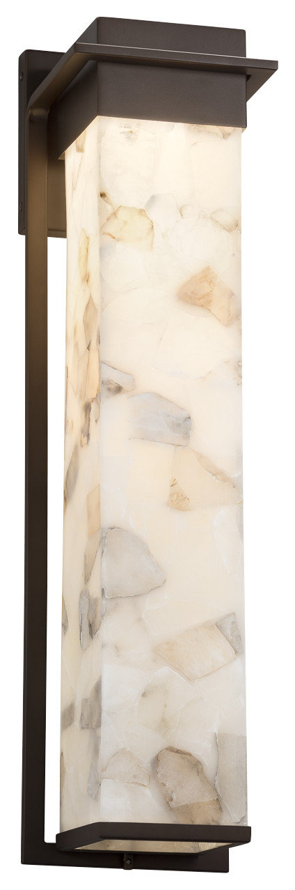 Pacific 24" LED Outdoor Wall Sconce, Dark Bronze - Transitional ...