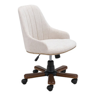 Gables Office Chair Off White - Modern - Office Chairs - by PARMA HOME ...