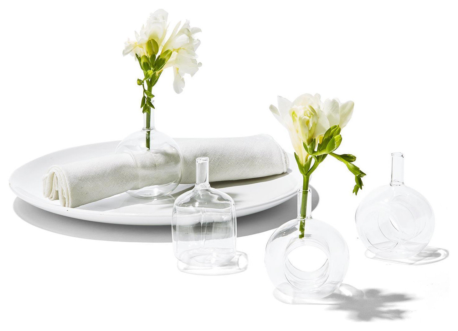 Two's Company 2232 S/4 Siting Pretty Vase Napkin Ring - Contemporary ...