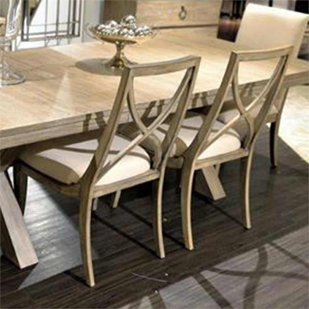 Riverside Furniture Sophie Upholstered Wood Dining Side Chair in ...