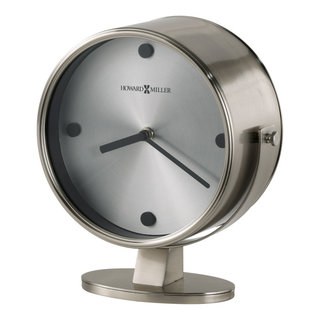 Glen Accent Clock, Nickel - Transitional - Desk And Mantel Clocks - by ...