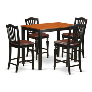3 Pc Pub Table Set - Dining Table And 2 Counter Height Stool - Dining ...