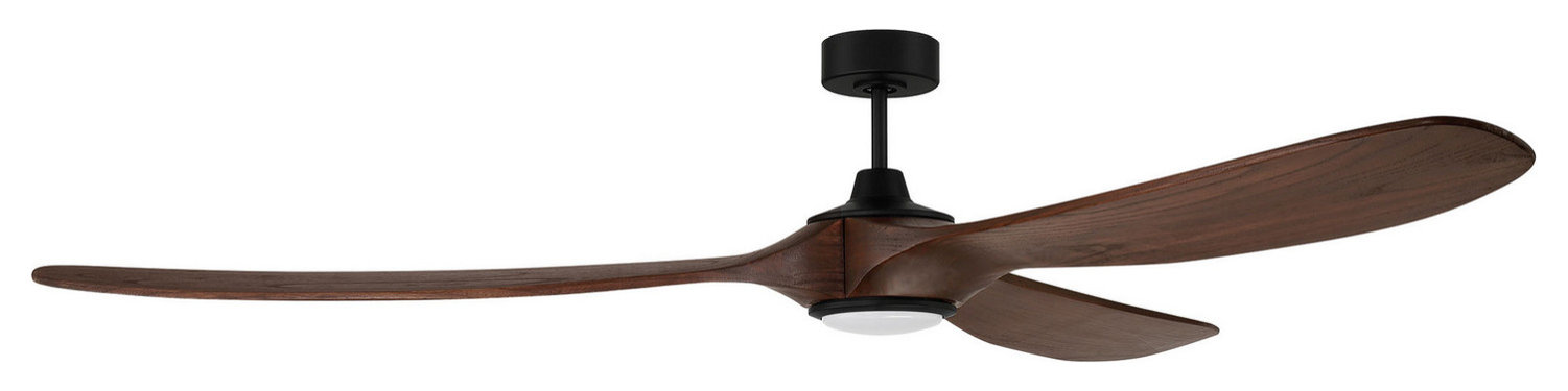 Envy 84" Ceiling Fan, Flat Black - Transitional - Ceiling Fans - by ...