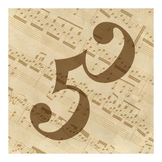"Music - Alto Clef" Digital Paper Print by BG.Studio, 20"x20", 32"x32 ...