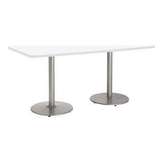 KFI Mode 36" x 72" Conference Table - White - white edge - 36" Counter ...