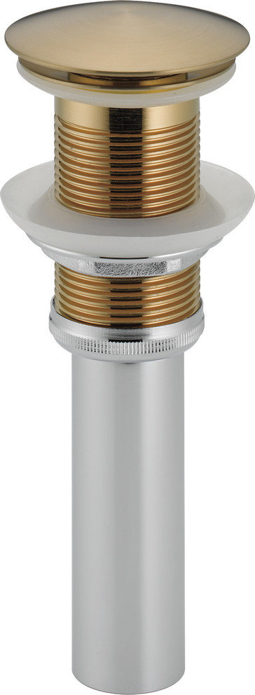 72172-CZ Delta Delta Push Pop-Up Less Overflow - Traditional - Bathroom ...